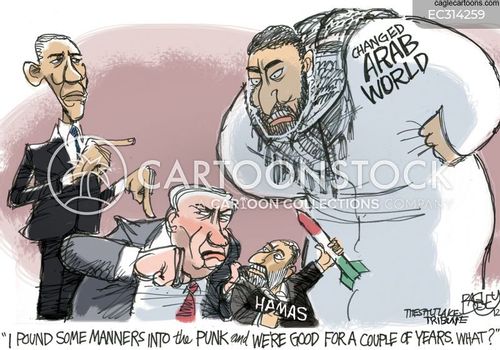 Gaza Manners Cartoons and Comics - funny pictures from CartoonStock