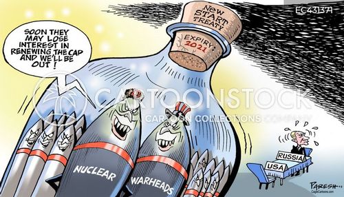 Nuclear Arms Talks Cartoons and Comics - funny pictures from CartoonStock
