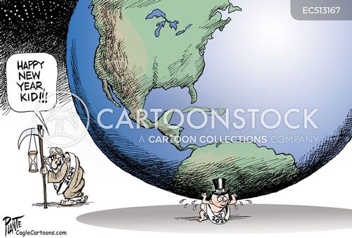 New Year Handover Cartoons and Comics - funny pictures from CartoonStock