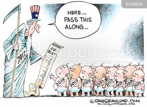 Money Owed Cartoons and Comics - funny pictures from CartoonStock