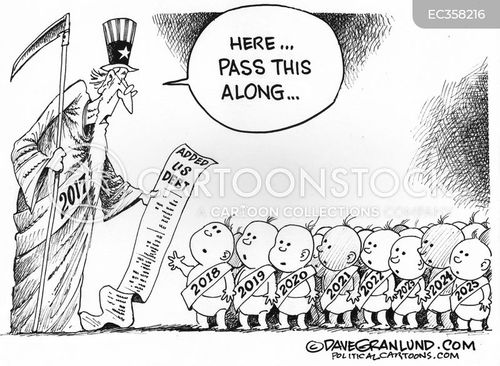 Money Owed Cartoons and Comics - funny pictures from CartoonStock