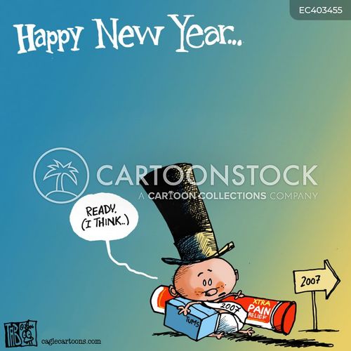 New Year 2007 Cartoons and Comics - funny pictures from CartoonStock