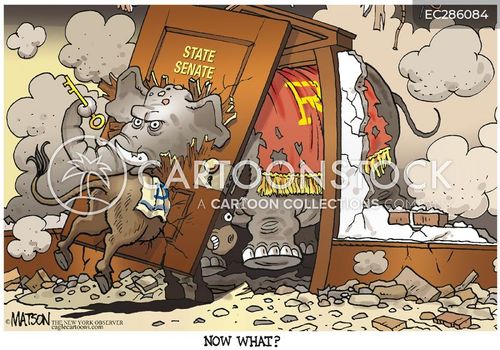 Political Stalemate Cartoons and Comics - funny pictures from CartoonStock