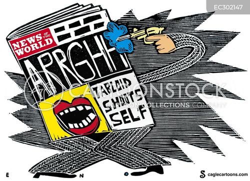 Tabloid Newspaper Cartoons and Comics - funny pictures from CartoonStock