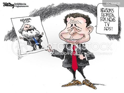 Gavin Newsom Cartoons and Comics - funny pictures from CartoonStock