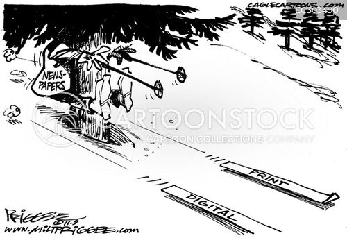 Digital Press Cartoons and Comics - funny pictures from CartoonStock