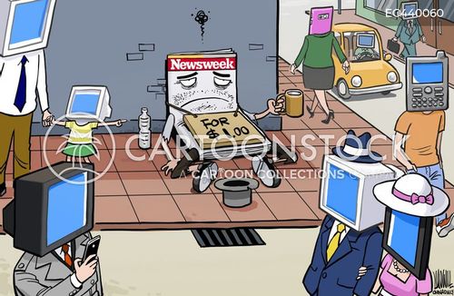 Newsvenders Cartoons and Comics - funny pictures from CartoonStock