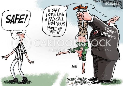 Pro Football Cartoons and Comics - funny pictures from CartoonStock