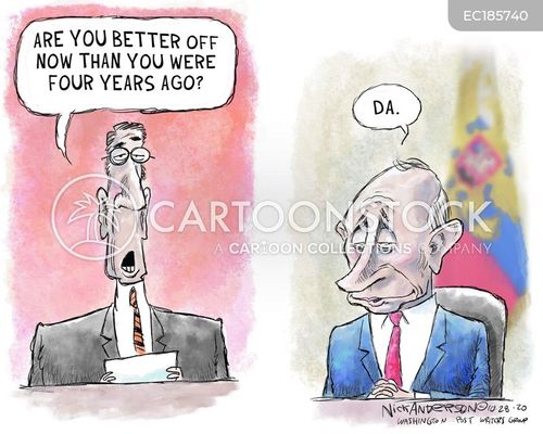 Than Four Years Ago Cartoons and Comics - funny pictures from CartoonStock