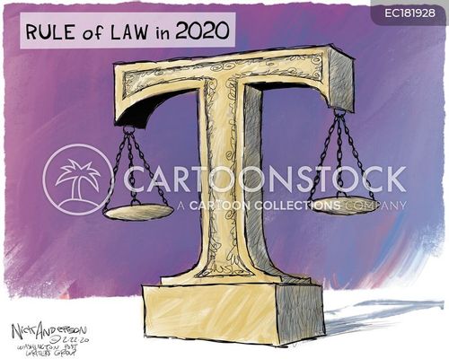 Rule Of Law Cartoons and Comics - funny pictures from CartoonStock