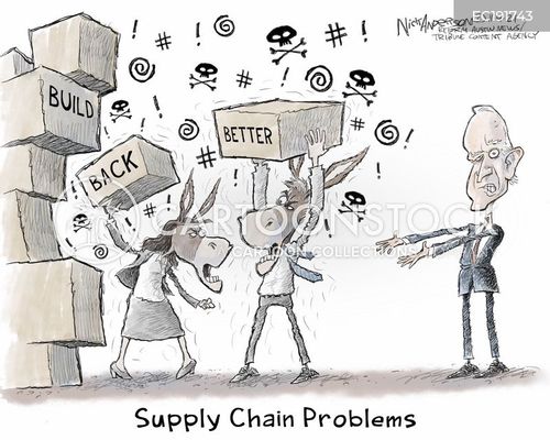 Fixing Supply Issues Cartoons and Comics - funny pictures from CartoonStock
