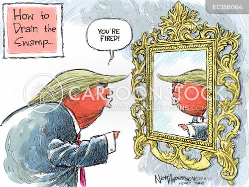 Drain The Swamp Cartoons and Comics - funny pictures from CartoonStock