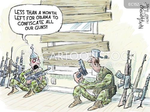 Gun Administration Cartoons and Comics - funny pictures from CartoonStock