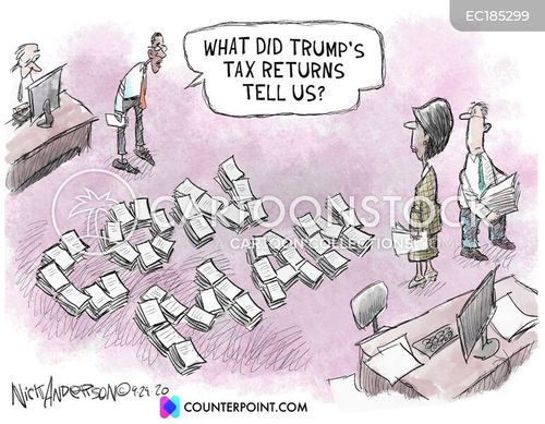 Tax Return Analysis Cartoons and Comics - funny pictures from CartoonStock