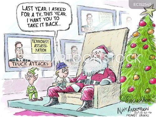 Truck Attack Cartoons and Comics - funny pictures from CartoonStock