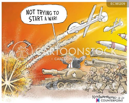 Iranian Aggression Cartoons and Comics - funny pictures from CartoonStock