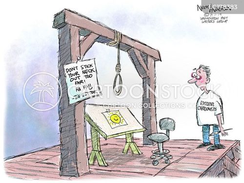 Stick Your Neck Out Cartoons and Comics - funny pictures from CartoonStock