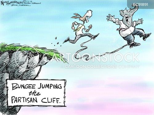Cliff Jumping Cartoons and Comics - funny pictures from CartoonStock