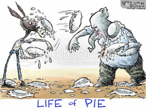 Pie Throwing Cartoons and Comics - funny pictures from CartoonStock