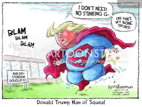 Bone Spurs Cartoons and Comics - funny pictures from CartoonStock