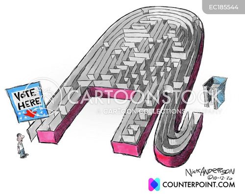 Ballot Security Cartoons and Comics - funny pictures from CartoonStock