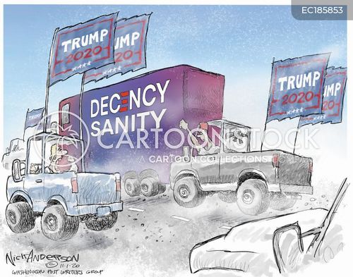 Campaign Trucks Cartoons and Comics - funny pictures from CartoonStock