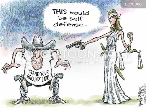 Self-defense Forces Cartoons and Comics - funny pictures from CartoonStock