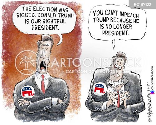No Deposing Of Trump Cartoons and Comics - funny pictures from CartoonStock
