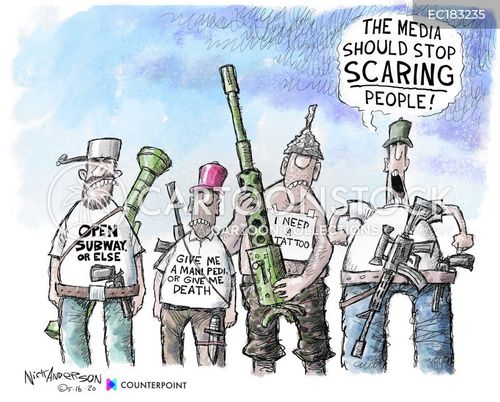 Armed Protest Cartoons and Comics - funny pictures from CartoonStock