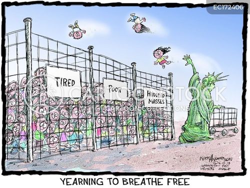Refugee Families Cartoons and Comics - funny pictures from CartoonStock