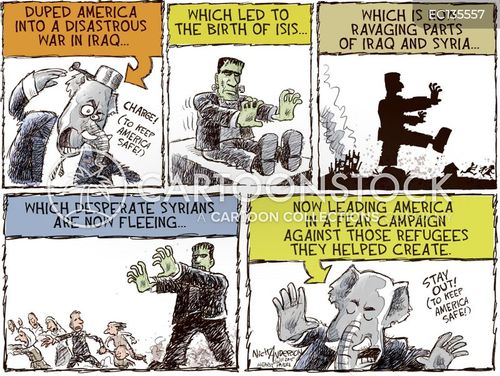 Syrian Immigrants Cartoons and Comics - funny pictures from CartoonStock