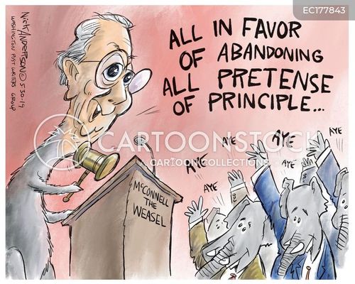 Principled Leader Cartoons and Comics - funny pictures from CartoonStock