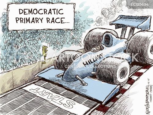 Primary Contenders Cartoons and Comics - funny pictures from CartoonStock