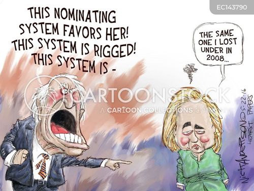 Rigging The System Cartoons and Comics - funny pictures from CartoonStock