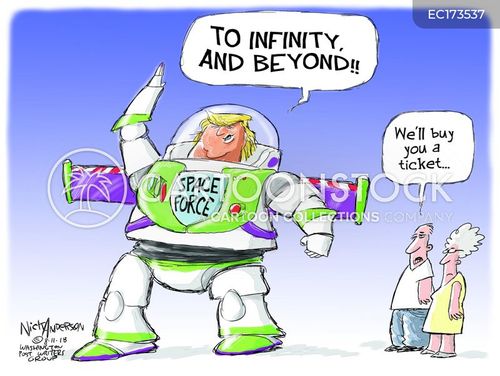 Infinity And Beyond Cartoons and Comics - funny pictures from CartoonStock