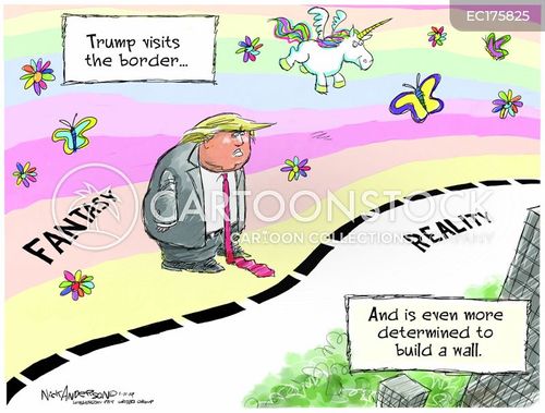 Trump Border Visit Cartoons and Comics - funny pictures from CartoonStock