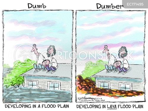 Lava Flow Cartoons and Comics - funny pictures from CartoonStock