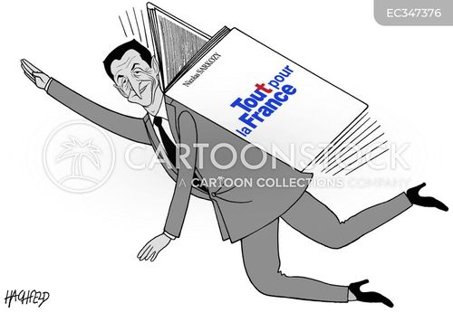 Sarkozy Loses Cartoons and Comics - funny pictures from CartoonStock