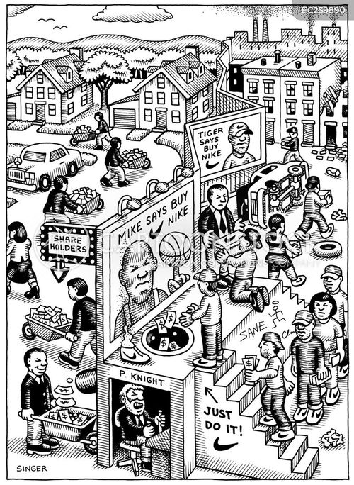 Phil Knight Cartoons and Comics - funny pictures from CartoonStock