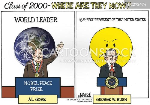 Nobel Gore Cartoons and Comics - funny pictures from CartoonStock