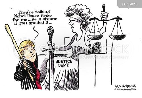 Trump Nobel Prize Cartoons and Comics - funny pictures from CartoonStock