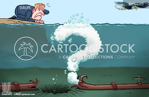 Nord Stream Leaks Cartoons and Comics - funny pictures from CartoonStock