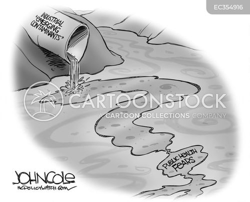 Water Pollution Cartoons and Comics - funny pictures from CartoonStock