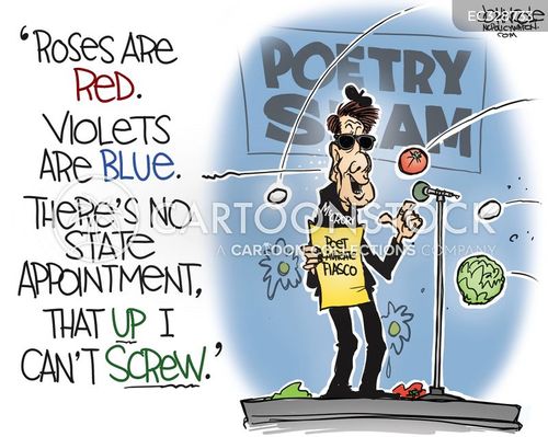 Poet Laureate Cartoons and Comics - funny pictures from CartoonStock