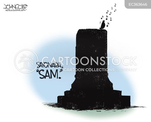 Silent Sam Cartoons and Comics - funny pictures from CartoonStock