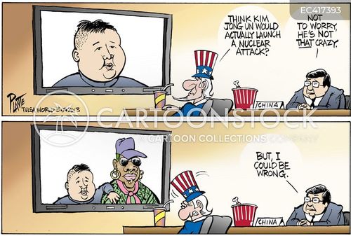 Crazy Kim Cartoons and Comics - funny pictures from CartoonStock