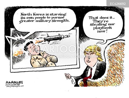 Trump Military Budge Cartoons and Comics - funny pictures from CartoonStock