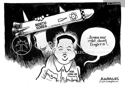 North Korea Nukes Cartoons and Comics - funny pictures from CartoonStock