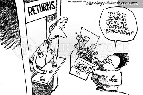 Nuclear Capabilities Cartoons and Comics - funny pictures from CartoonStock