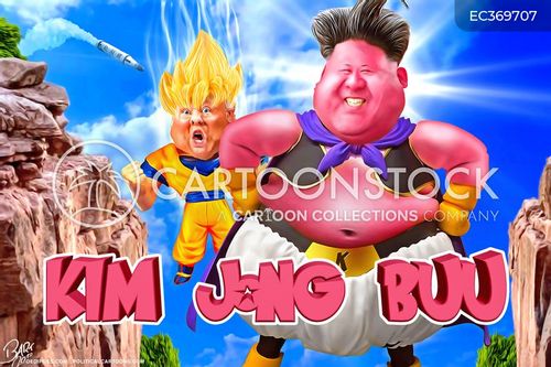 Majin Buu Cartoons and Comics - funny pictures from CartoonStock